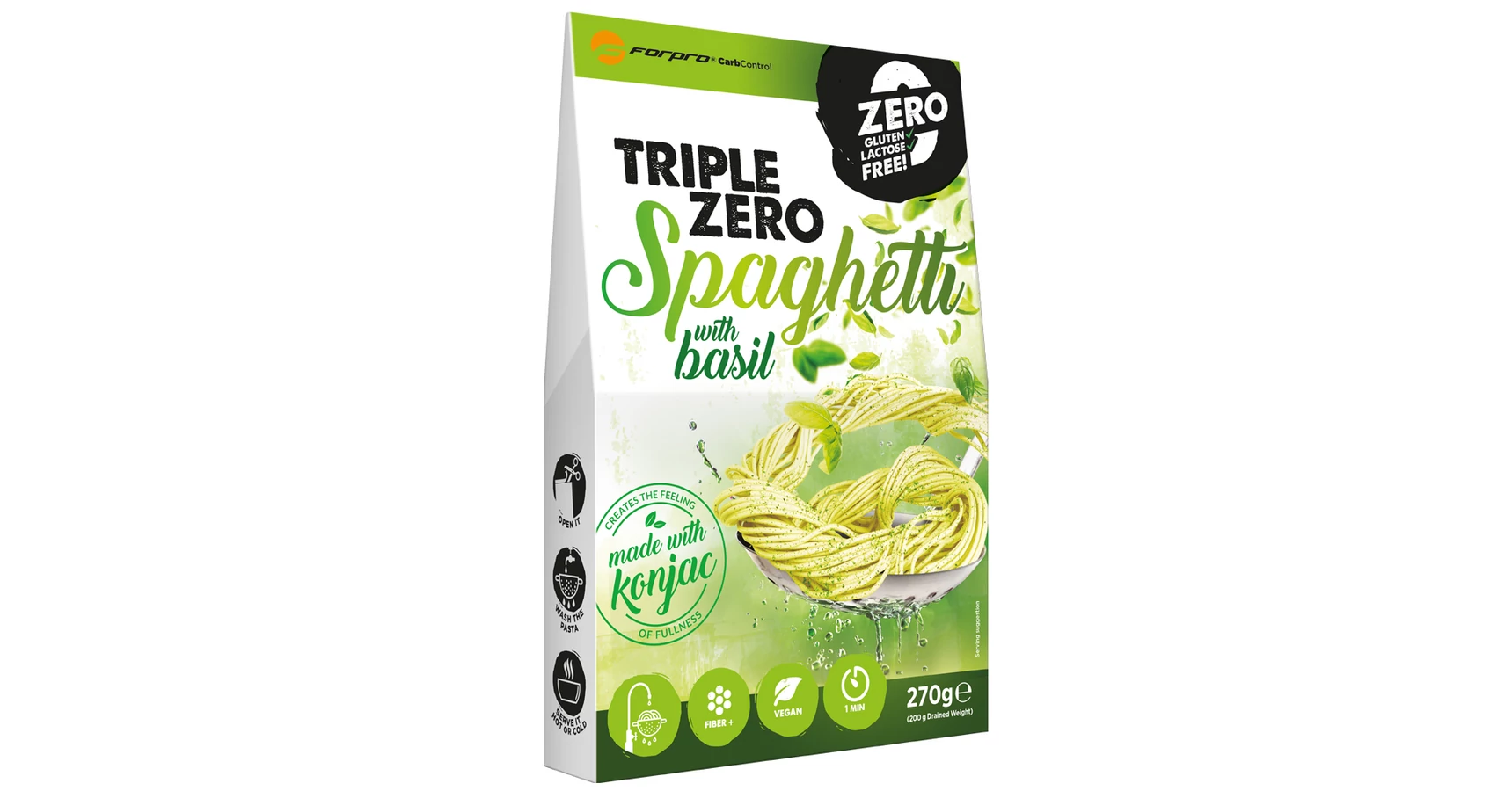 Forpro Triple Zero Pasta Classic - Spaghetti with basil | Vásárlás és ...